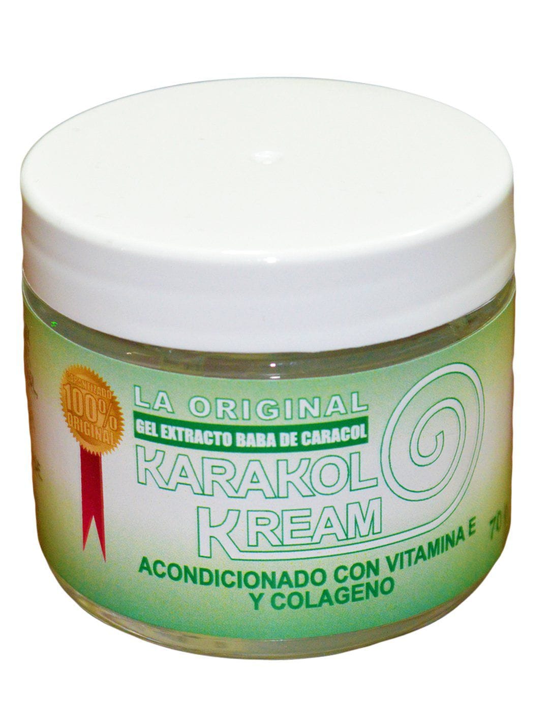 snail slime 2 fl oz. Karakol kream product made from Baba the caracol.