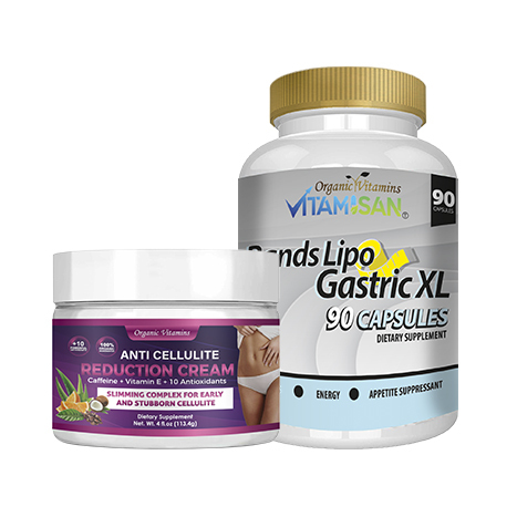 Lipo Gastric XL Capsules + Anti-Cellulite Cream – Body Shaping ...